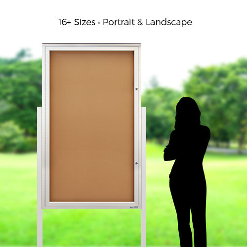 Standing Extreme WeatherPlus Extra Large Outdoor Poster Cases – SwingFrames4Sale
