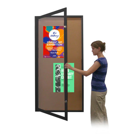 36x48 Extra Large, Outdoor Enclosed Bulletin Board | XL Single Door ...