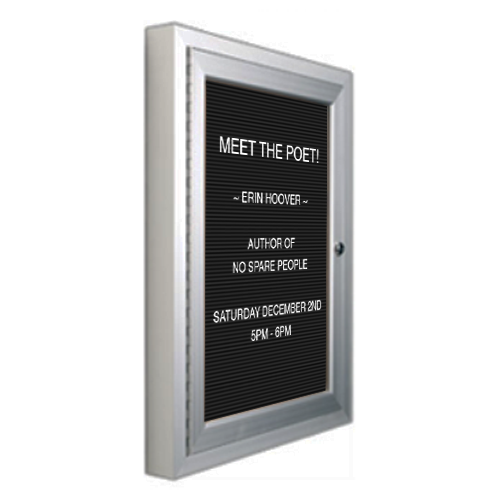 Extreme WeatherPlus™ Outdoor Radius Edge Letter Board Display Case ...