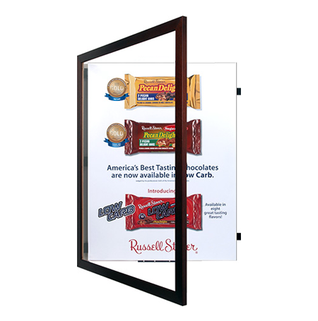 SwingFrame #362 Wide Wood Poster Frame, swing open frames in 40 sizes ...