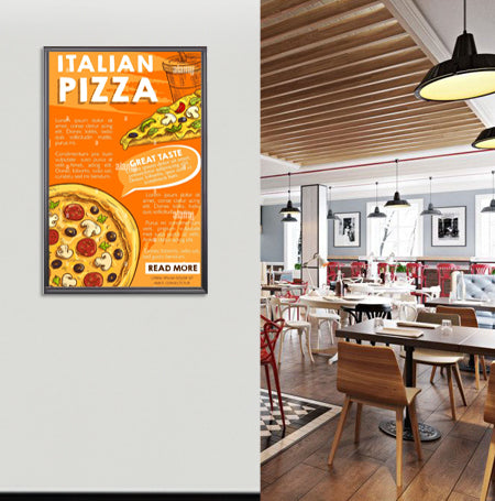 SwingFrame Large 24x72 Poster Frame Display | Swing Open, Quick Change ...