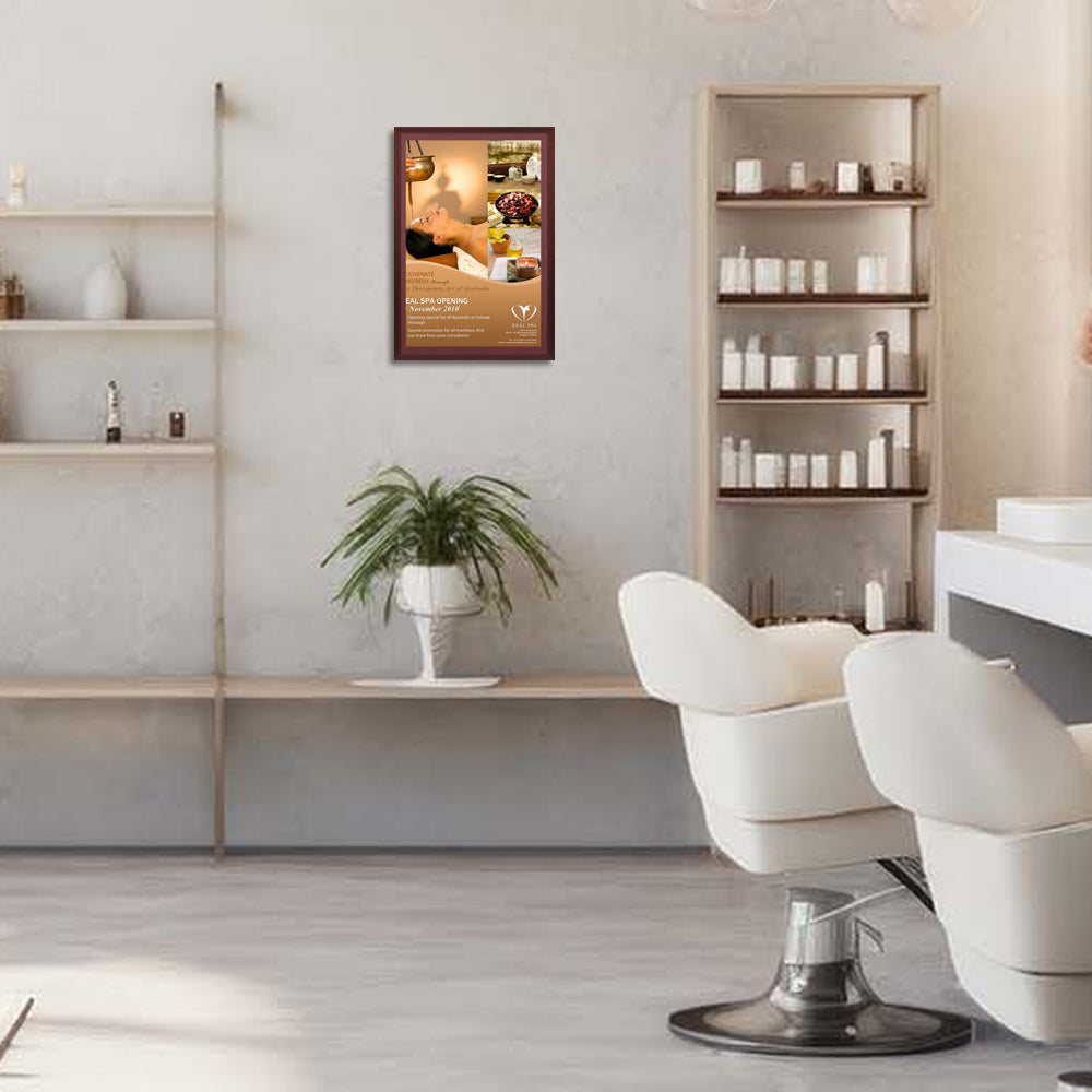 18x24 Frames | Swing Open, SwingFrame #361 Wood Poster Display Frame 18 ...