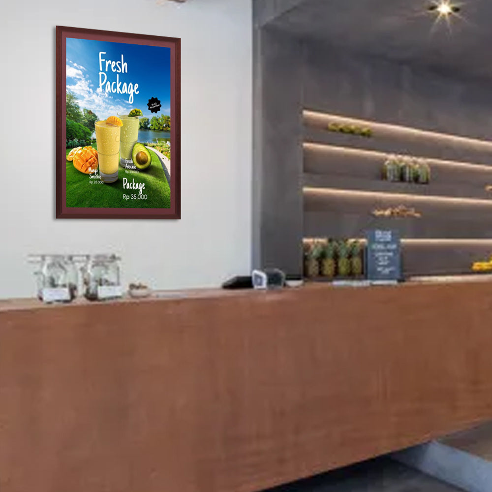 24x32 Frames | Swing Open, SwingFrame #361 Wood Poster Display Frame 24 ...