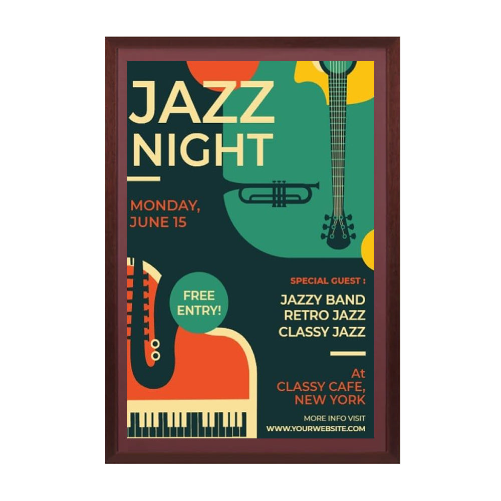 8x10 Frames | Swing Open, SwingFrame #361 Wood Poster Display Frame 8 x ...