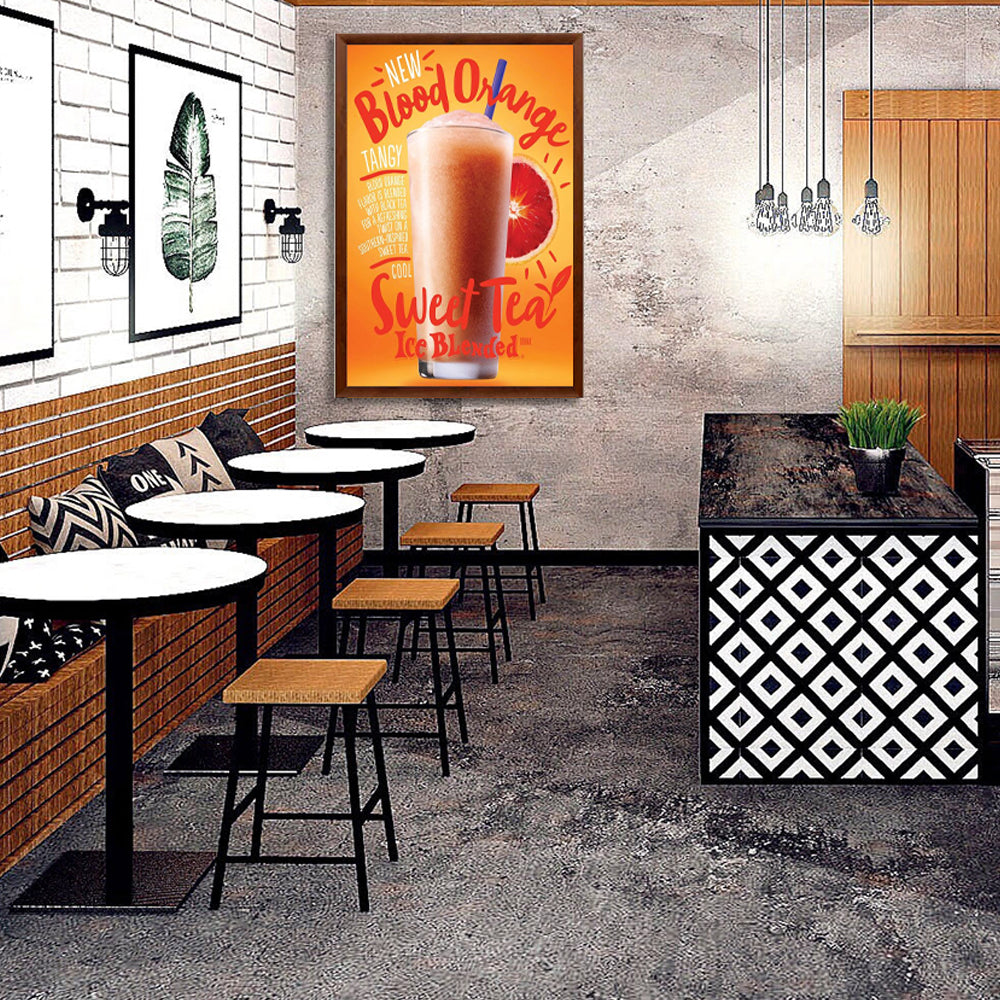 EXTRA-LARGE Wood 48x60 Frame Poster Snaps (1 1/4" Wood Profile ...