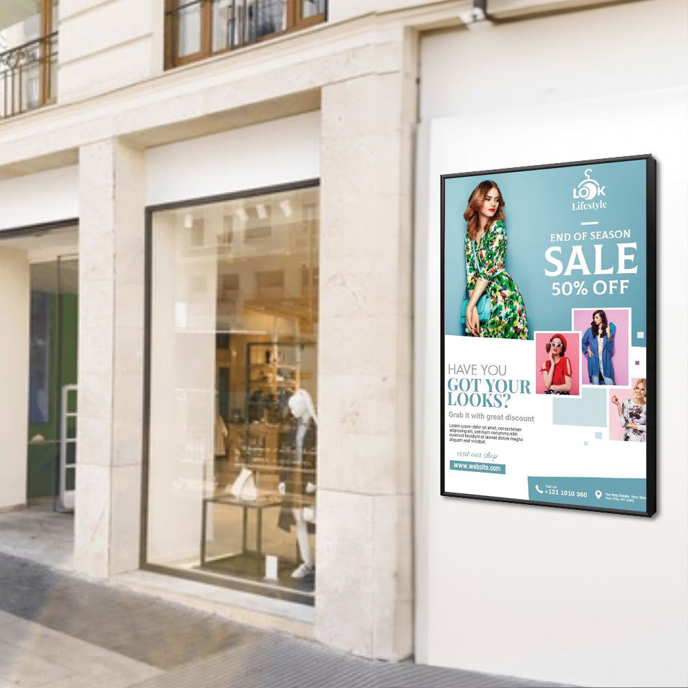 Extra Large Snap Open Frame 36x60 Front Loading Poster Snap Frames (1 1 ...