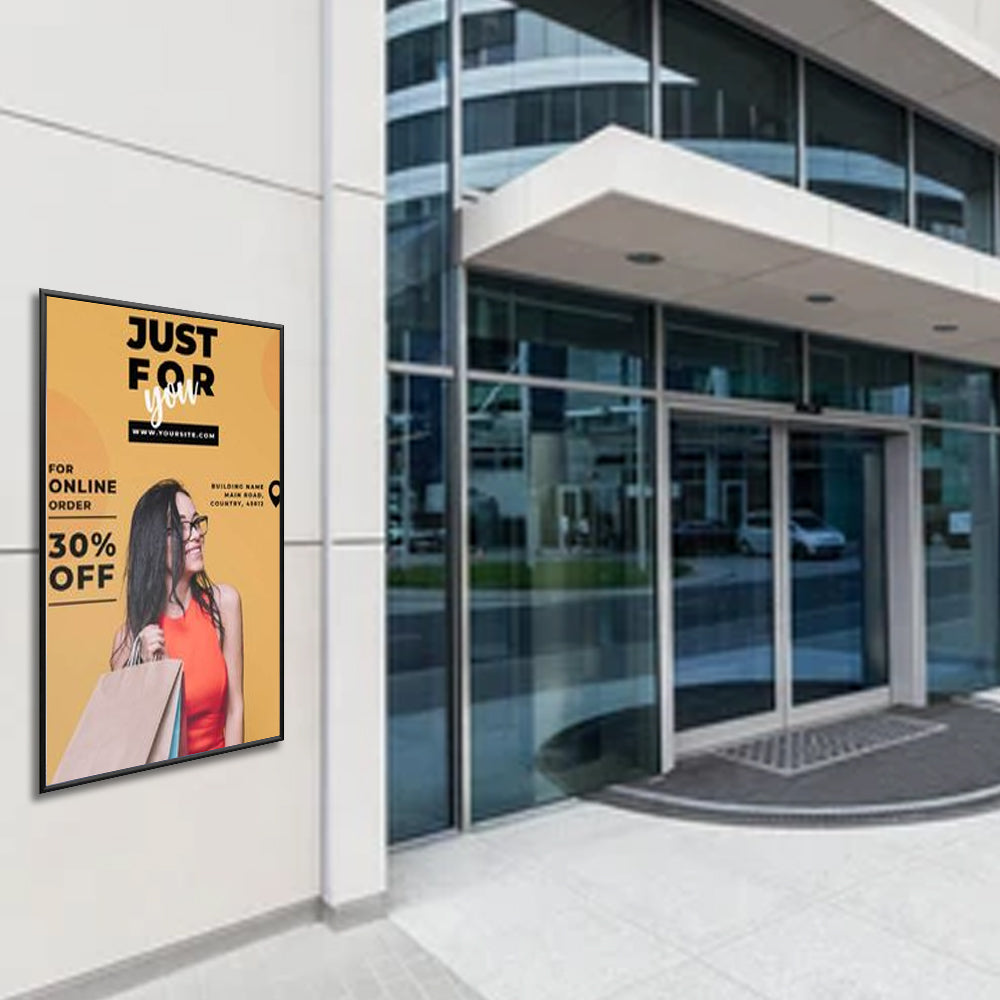 XL Large Snap Open Frame | 48x48 Poster Snap Frame 1 1/4" Wide Profile ...