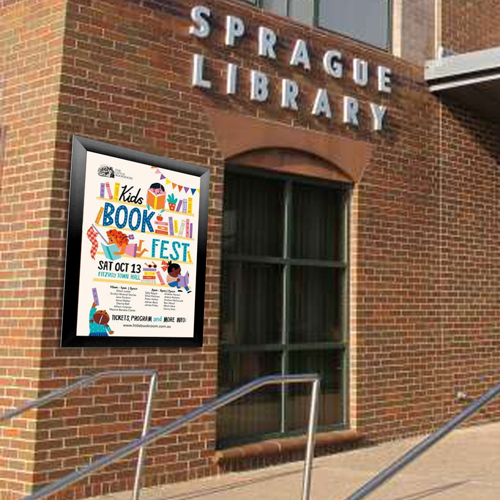 Extra Large 36x60 Poster Snap Frame with Bold 2 1/2" Wide Edge Frame ...