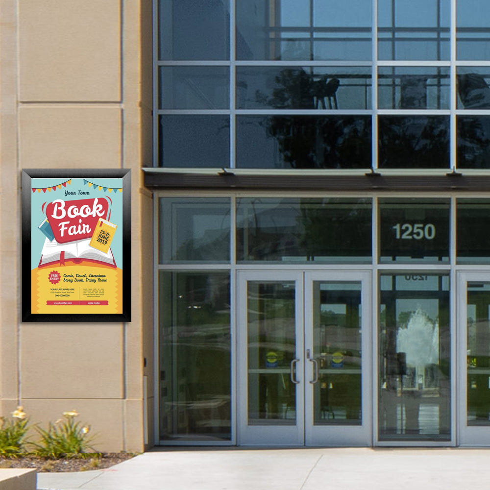 Extra Large 48x48 Poster Snap Frame with Bold 2 1/2" Wide Edge Frame ...