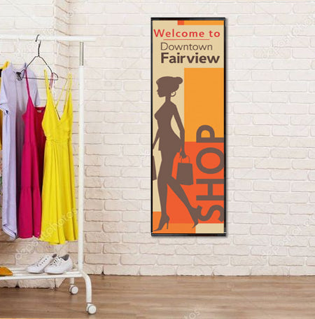 48x96 Extra Large Sign Frame | Economical Slide-In Metal Poster Frame ...
