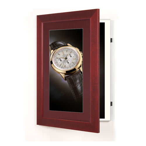 SwingFrame #362 Wood 12 x 24 Poster Frame w Matboard | Swing Open Quick ...