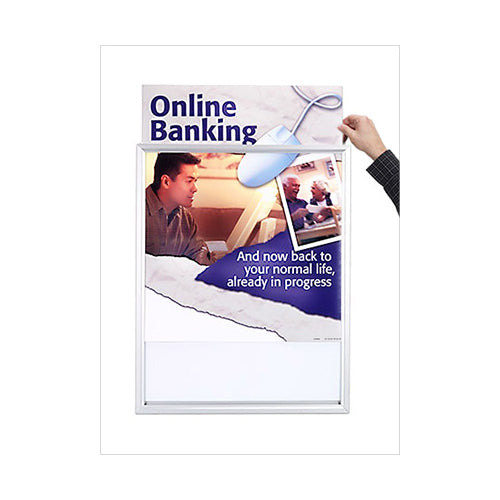 24x24 Sign Frames, Economical Quick Change Slide-in Metal Poster Frame ...