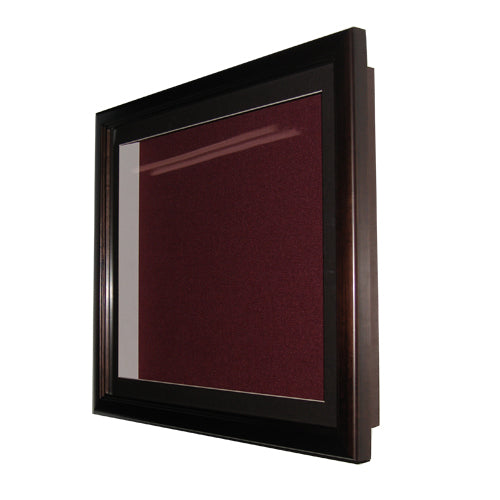 30x40 Designer Wood Shadow Box Display Case w Cork Board 1 Inch Deep ...