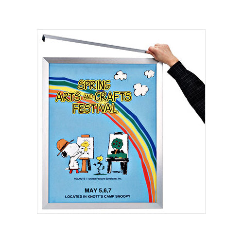 36x36 Large Slide-In Frames Euro-Style Top / Side Load Poster Frames ...