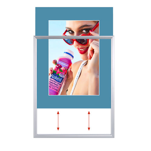 Designer 11x17 Slide In Frame for Posters with 4" Matboard ...
