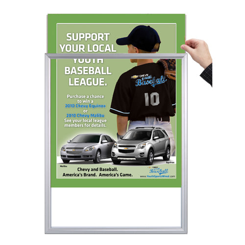 Designer 12x20 Slide In Frame for Posters with 1" Matboard ...