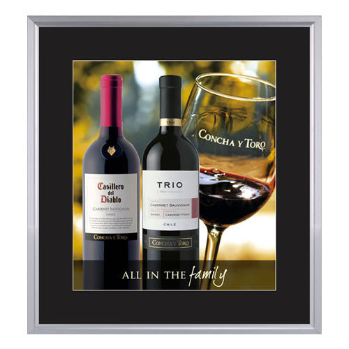 Designer 27x41 Slide In Frame for Posters with 3" Matboard ...