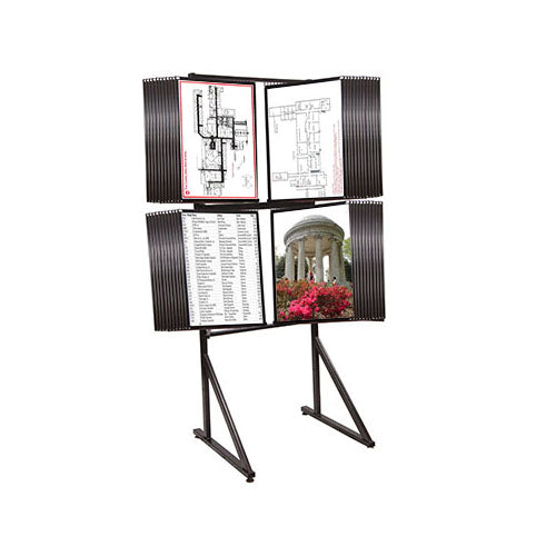 Double Decker Photo Display 2 Tier Stand + 60 Swing Panels Ships Free ...