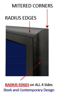 EXTRA LARGE Indoor LED Lighting Enclosed Letter Boards (Radius Edge ...