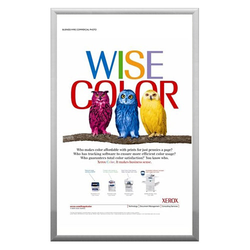 Extra-Large 42x42 Poster Snap Frame with 1 5/8" Wide Metal Frame ...