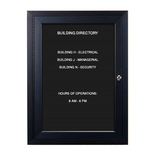 X LARGE Radius Edge Outdoor Enclosed Letter Boards Free Shipping ...