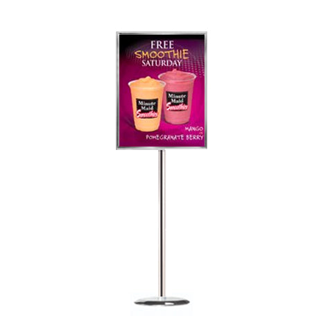 Poster Stands | Top Load 22x28 Steel Sign Stands | 14x22 Floor Sign ...