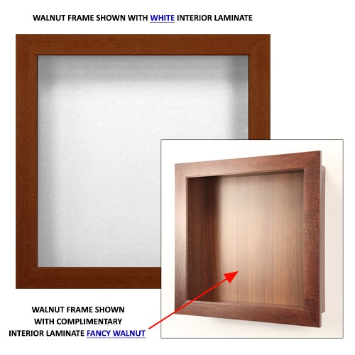 Open Framed Wooden Shadow Box 2" Deep | 25+ Shadowbox Sizes Wall Mount ...