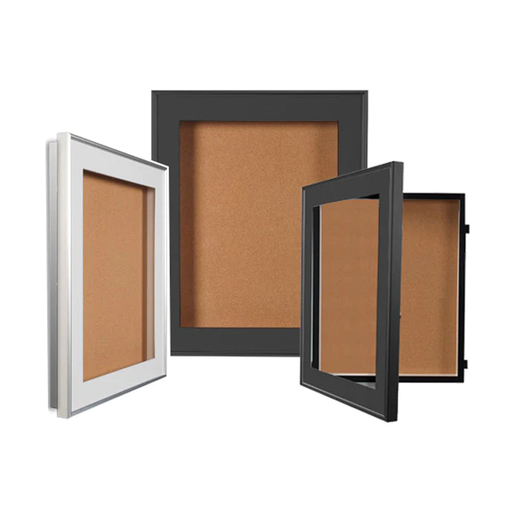 18 x 24 Designer Metal Bulletin Board SwingFrames with Lights ...