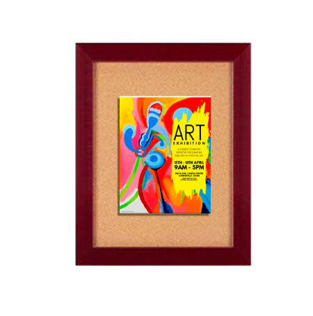 Wide-Wood Designer Bulletin Board SwingFrames | 15 Sizes Enclosed ...