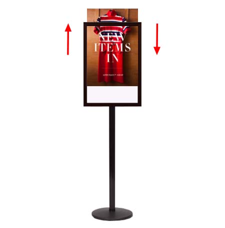 24x36 Poster Stand Sign Holder (Top Loading Design) Indoor Steel Poster ...
