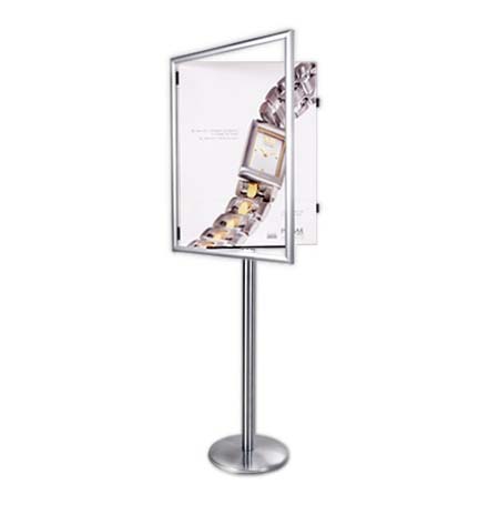 SwingStand Wide-Face Poster Floor Stand | Swing Open Frame 4-Sizes ...